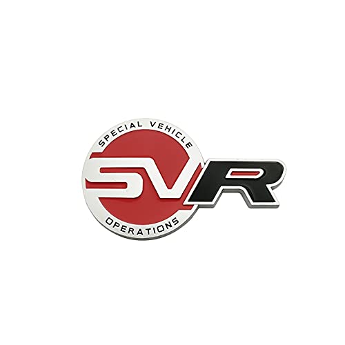 Buy replacement plate emblems 3D Metal SV SVR Logo Front Grille Sticker ...