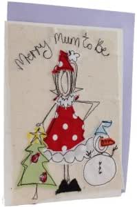 MumStuff - Merry Mum to Be Raggedy-Style Christmas Card : Amazon.co.uk ...