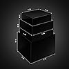 Amazon.com: 6 Pcs Acrylic Display Risers - Nesting Cubes 5 Sided with ...