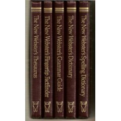 Webster's New Deluxe desk Reference Library 5 Book Set: Webster: Amazon ...
