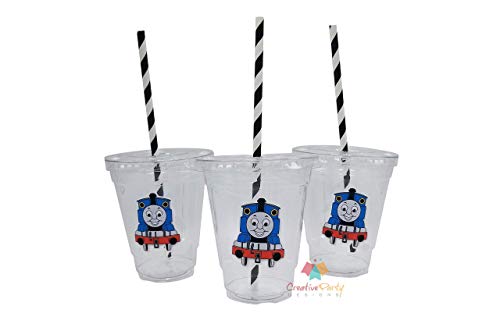 Amazon.com: Set of 24 - Train Party Cups, Train Party Favors, Train ...