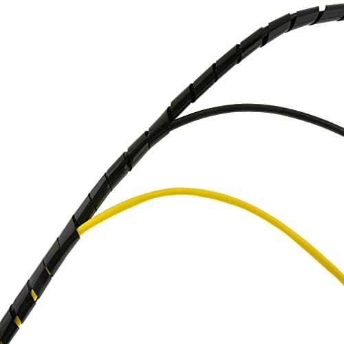 SeKi Spiral Band 15-100 mm 10 m Black Flexible Cable Tube Spiral Hose ...