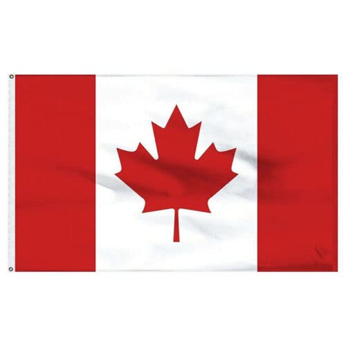 Large Canadian Canada Flag with Brass Grommets CAN Heavy Duty Outdoor ...