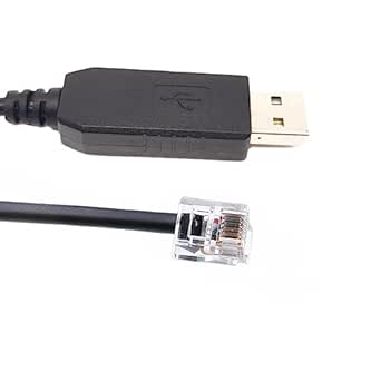 Amazon.com: NITOMTYU FTDI Chip USB RS232 to RJ11 RJ12 for Keyence PLC ...