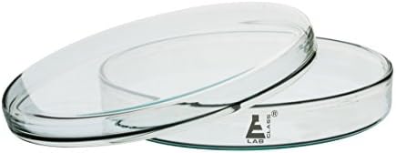 Eisco Labglass CH0370C Premium Petri Dish, Heavy Borosilicate Glass ...