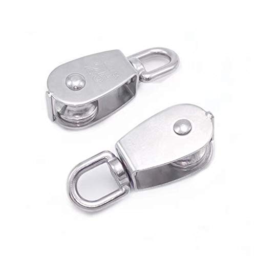 Zoomky 2Pcs Pulley Wheel Washing Tricep Systems Clothes Line Kit M25 ...