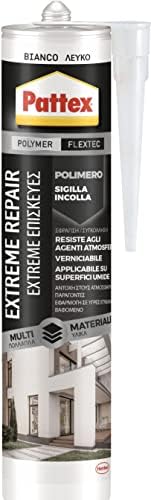 Pattex Sigillante Polimerico SP101, Sigilla e Incolla, Multimateriale ...