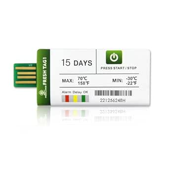 Freshliance 10pack USB Temperature Data Logger Recorder 129600 Points ...