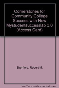 Cornerstones for Community College Success + New Mystudentsuccesslab 3. ...