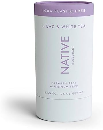 Amazon.com : Native Plastic Free Deodorant, Lilac & White Tea, Aluminum ...