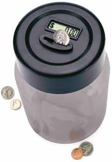 E & B Giftware Digital Coin-Counting Money Jar : Amazon.ca: Office Products