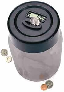 E & B Giftware Digital Coin-Counting Money Jar : Amazon.ca: Office Products