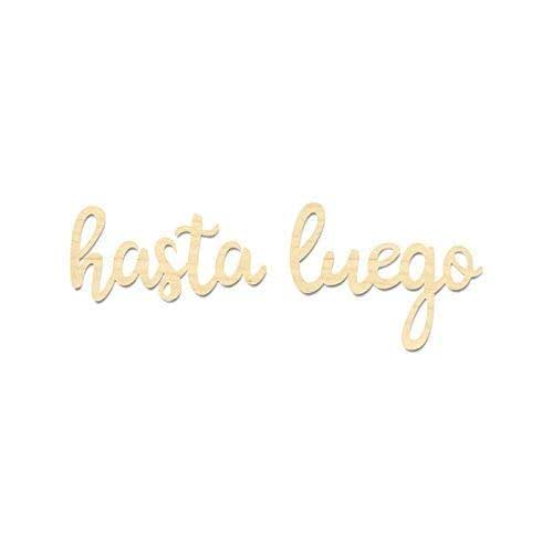 Amazon.com: Hasta Luego Sign- Spanish Bye Sign : Home & Kitchen
