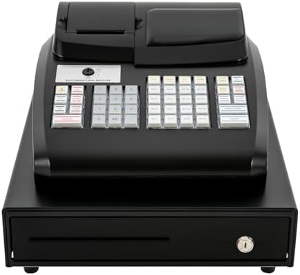 Amazon.com : Liffshsy 47 Keys Electronic Cash Register 200 PLU, Thermal ...