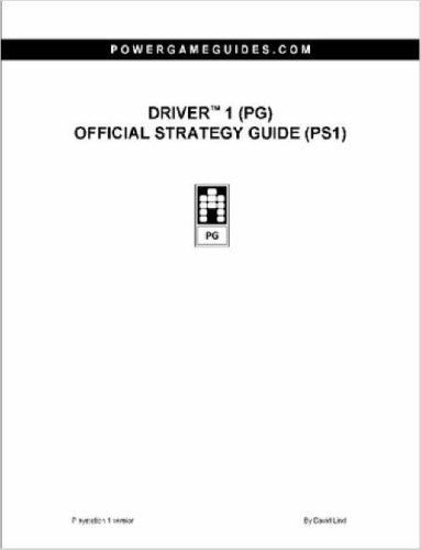 Buy Driver 1 (PG) Official Strategy Guide (PS1) Book Online at Low ...