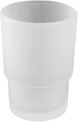 Amazon.com: Bathroom Glass Cup, Aomasi Transparent Toothbrush ...