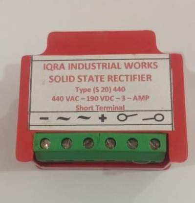 Solid State Rectifier -440vac-190vdc -3-amp : Amazon.in: Industrial ...