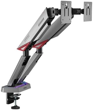 Amazon.com: MSI MPG MT161DR - Premium RGB Dual Monitor Stand Arms, 17 ...