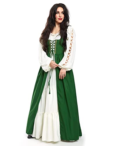 Gaelic Pirate Wench Irish Renaissance Costume Over Dress & Chemise (XX ...
