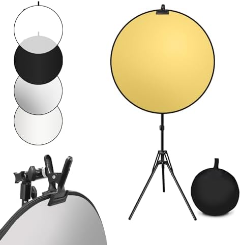 Amazon.com : NEEWER 32"/80cm Light Reflector Kit, 5 in 1 Collapsible ...