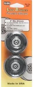 Amazon.com: Du-bro 2" Low Bounce Treaded Airplane Wheels (2) DUB200T ...