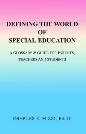 Amazon | Defining the World of Special Education: A Glossary & Guide ...