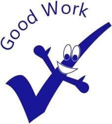 Amazon.com: Trodat Stamp Good Work Tick Ref 61744 [Free Tangfastic ...