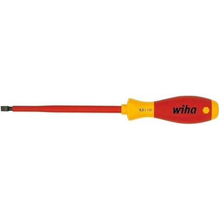 Wiha 5.5 x 125mm VDE Soft Finish Slotted Screwdriver - - Amazon.com