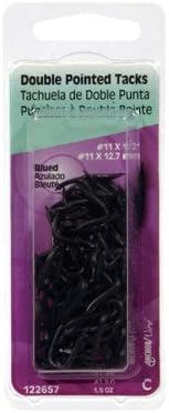 Hillman Double Point Tack Staple No. 11 Blue Steel Viewpack 1-1/2 Oz ...