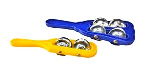 COMBO OF 2 PCS NEW FIBER KHARTAL/ JHAAL / JHEEKA /HAND TAMBOURINE ...