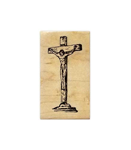 Amazon.com: Crucifixion Cross Mounted Rubber Stamp - Religious Easter ...