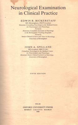 Zz Neurological Examination Pb : Edwin R. Bickerstaff, John A. Spillane ...