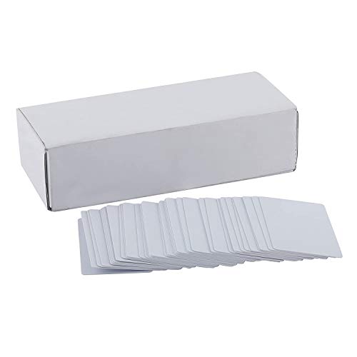 Ozer Plain White PVC ID Cards for Inkjet Printing - Pack of 50 Cards ...