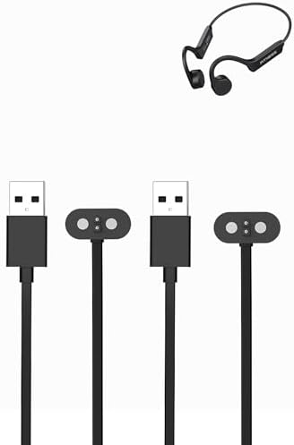 Amazon.com: WUNIAK Charging Cable for LEVN LE-HS031 Bone Conduction ...