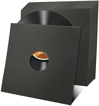 Amazon.com: VKheroKV 10PCS Vinyl Record Paper Sleeves Kraft Paper ...