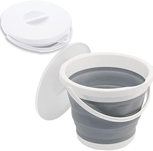 Beldray Collapsible Bucket - 10L Foldable Silicone Bucket, Sturdy ...
