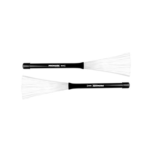 Promark B600 Nylo-Brush Nylon-Bristle Retractable Brushes-(1 pair ...