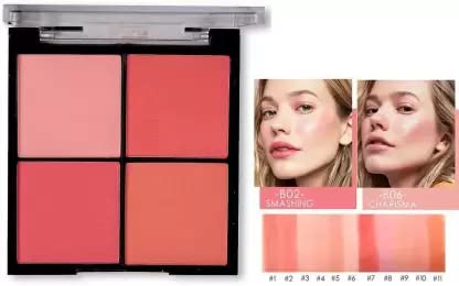 Buy 4 IN 1 MULTI COLOR BLUSHER PALETTE PACK OF 1 Online at Low Prices ...