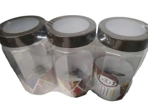 Buy DooShop Plastic Grocery Container Wide Mouth Container | Stackable ...