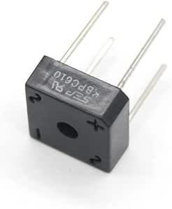 5pcs KBPC610 Bridge Rectifier 1000V 6A High Current Capability Triode ...