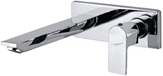JAQUAR Fusion Series Wall Mounted HOT and Cold Basin Mixer/TAP (Chrome ...