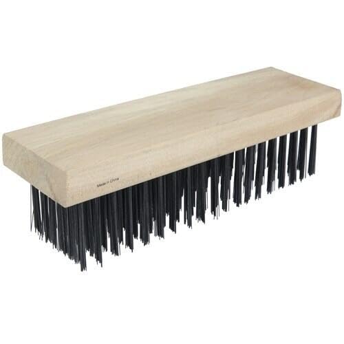 Amazon.com: Weiler 25212 Vortec Pro Scratch Brush.012 Steel Fill, Block ...