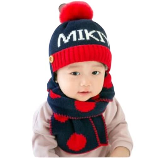 Buy Devil Korean Style 1-2 Year Kids Autumn and Winter Baby Hats, Head ...