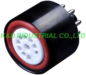 Jammas 1pc 12AX7 12AU7 to 6SN7 6SL7 Tube Adapter Converter Socket For ...