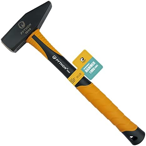 Python Pro Machinist Hammer Indestructible Fiberglass Handle (1000 GMS ...