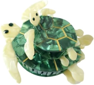 Amazon.com : Big and Small Sea Turtle Hair Clips,Cellulose Acetate Hair ...