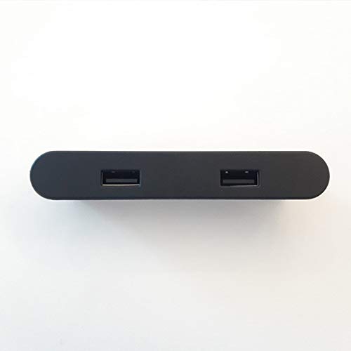 Ebco Dual Charging Port-Furniture Mount USB Socket-Linear-Black ...
