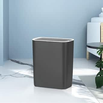 Devanti Rubbish Bin 9L Sensor White Steel Body Kitchen Trash Bins, Home ...