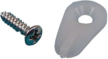 U.S. Hardware Mobile Home Storm Window Clip White - Amazon.com