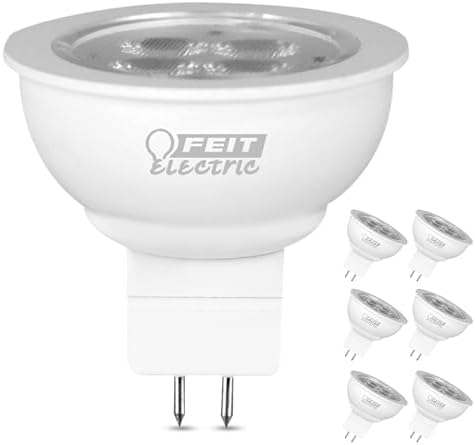 Feit Electric LED MR16 Halogen Bulb, 20W Equivalent, GU5.3 Bi-Pin Base ...